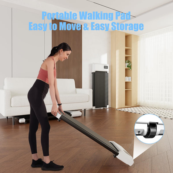 DeerRun 2024 Upgrade Walking Pad, Smart Under Desk Treadmill for Home - HealthyMe Living